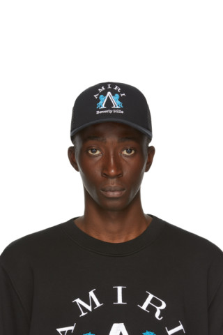 AMIRI: Black 'Beverly Hills' Cap | SSENSE