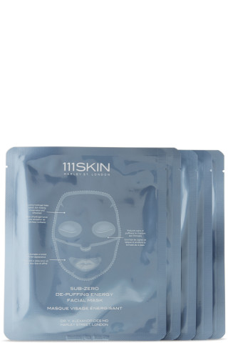 111 Skin: Five-Pack Rose Gold Brightening Facial Treatment Masks, 30 mL ...