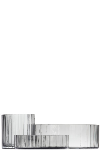 Black Concha Bowl Set by AYTM on Sale