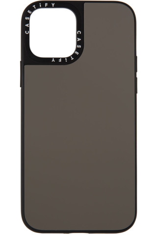 Silver Mirror iPhone 12 Pro Max Case by CASETiFY | SSENSE Canada