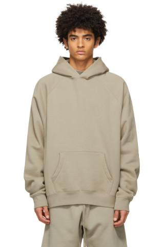 Essentials: Grey Pullover Hoodie | SSENSE Canada