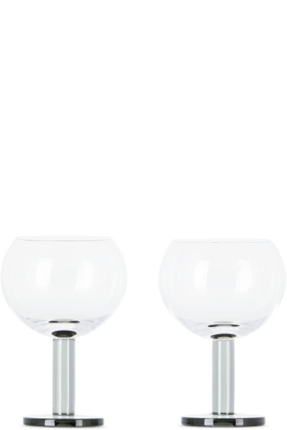 Black Puck Balloon Glasses Set by Tom Dixon | SSENSE UK