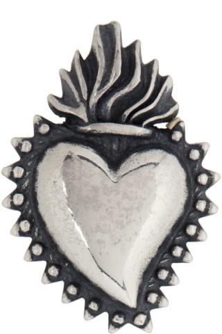 Silver Ex Voto Pin by Ugo Cacciatori on Sale