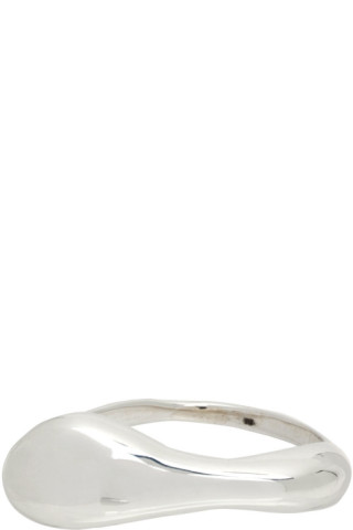 FARIS: Silver Rest Ring | SSENSE