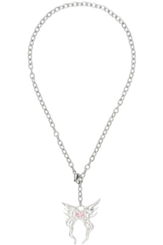 Harlot Hands: SSENSE Exclusive Silver Solace Necklace | SSENSE