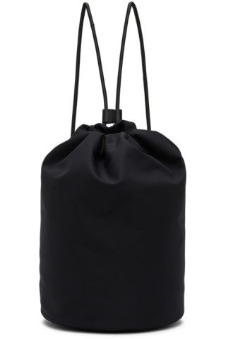 The Row: Black Sporty Backpack | SSENSE Canada