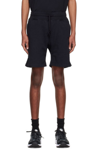 Black Jimmy Shorts by Palmes on Sale