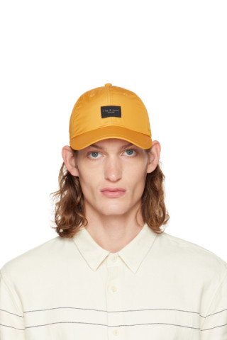 rag & bone: Yellow Addison Baseball Cap | SSENSE Canada