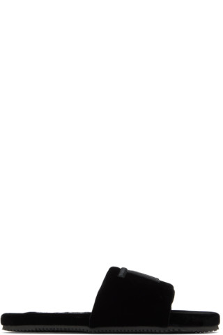 TOM FORD: Black Harrison Sandals | SSENSE