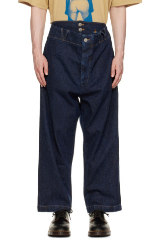 Vivienne Westwood: Blue Alien Jeans | SSENSE UK