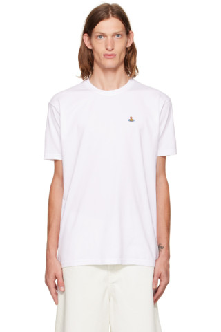 Vivienne Westwood: White Orb T-Shirt | SSENSE UK