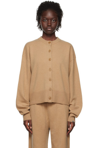 Tan n°170 Cardigan by extreme cashmere on Sale