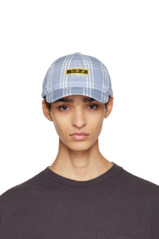 Blue Check Cap by PALMER on Sale
