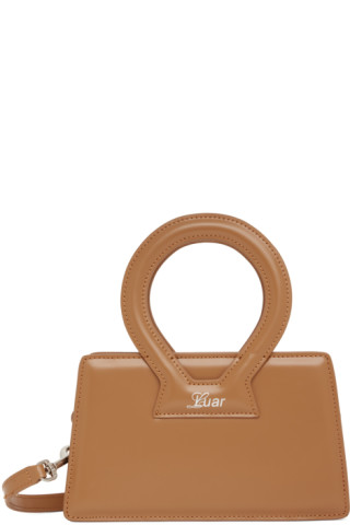 Tan Small Ana Bag by Luar on Sale