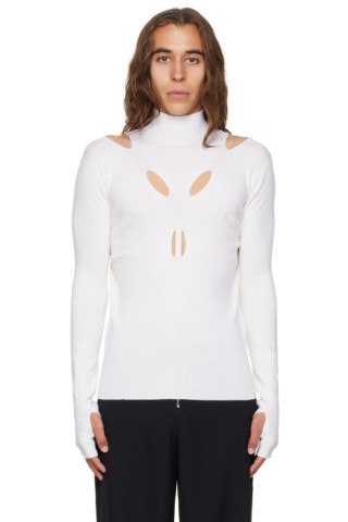 Dion Lee: Off-White Skivvy Turtleneck | SSENSE