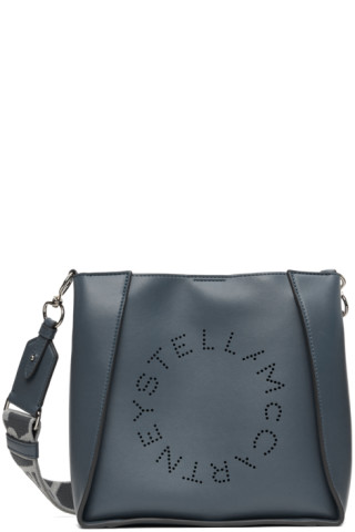 Blue Logo Shoulder Bag by Stella McCartney on Sale