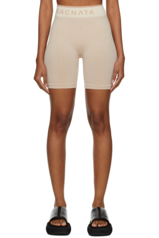 Nagnata: Beige Balati Sport Shorts | SSENSE