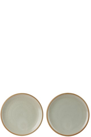Beige Dinner Plate Set by Lily Pearmain | SSENSE UK