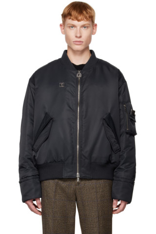 Wooyoungmi: Navy Insulated Bomber | SSENSE UK