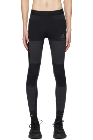 adidas Originals: Black X-City Tights | SSENSE Canada