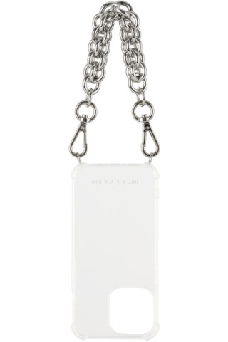 Silver Small Chunky Chain iPhone 13 Pro Case by 1017 ALYX 9SM on Sale