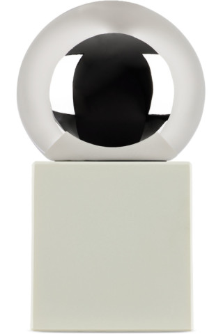 White Sphere & Cube Salt Mill by Valerie-Objects | SSENSE Canada