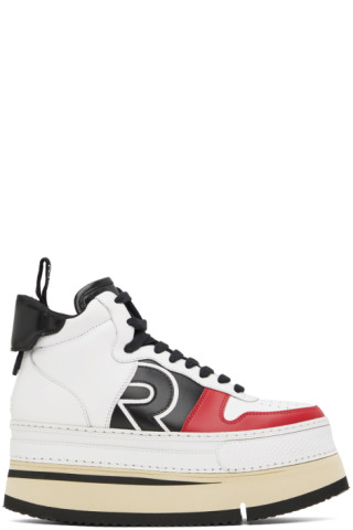 R13: White Riot Sneakers | SSENSE Canada