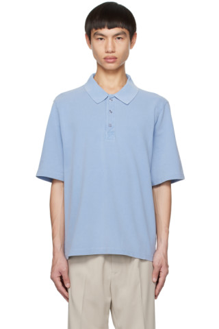 Blue Boxy Polo by Filippa K on Sale