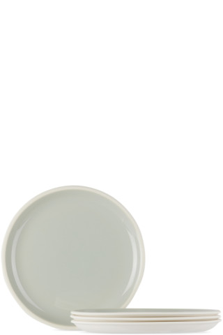 Gray Studio Small Plate Set, 4 pcs by Jars Céramistes | SSENSE