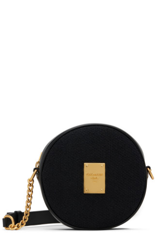 Enfant | Sac rond noir par Balmain | SSENSE France