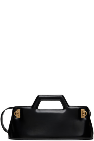 Ferragamo: Black Wanda Bag | SSENSE