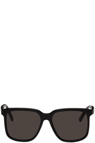 Saint Laurent: 블랙 SL 318 선글라스 | SSENSE 대한민국