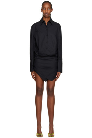 Black Hatty Minidress by The Attico on Sale