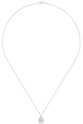 Seb Brown: Silver Smiley Necklace | SSENSE UK