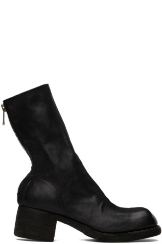 Guidi: Black 9088 Boots | SSENSE Canada
