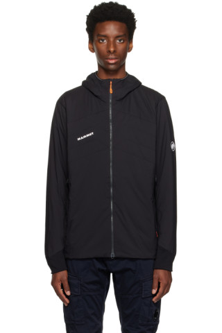 Black Packable Rime Light Flex Puffer Jacket by Mammut on Sale