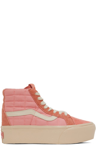 Pink Joe Fresh Goods Edition Sk8-Hi Reissue Sneakers by Vans on Sale