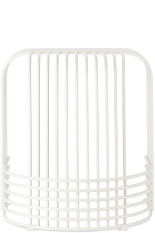 White Drop End Stool by POLSPOTTEN on Sale