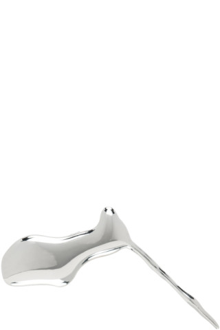 Silver Puddle Single Earring by octi on Sale