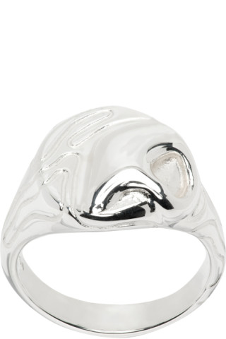 octi: Silver Elevation Ring | SSENSE Canada