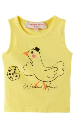 Baby Yellow Goose Tank Top by Weekend House Kids on Sale