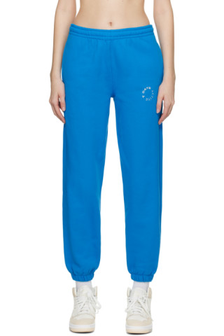 Blue Drawstring Pants by 7 DAYS Active on Sale