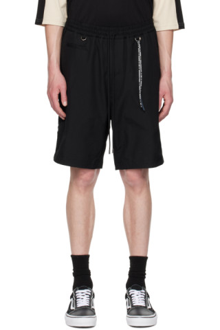mastermind WORLD: Black Easy Shorts | SSENSE