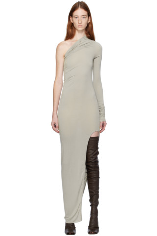 Off-White Sivaan Ziggy Maxi Dress by Rick Owens Lilies on Sale