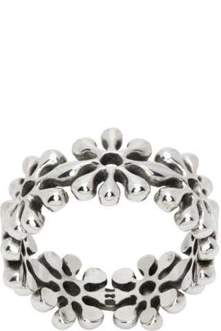 MAPLE: Silver Orbit Ring | SSENSE UK