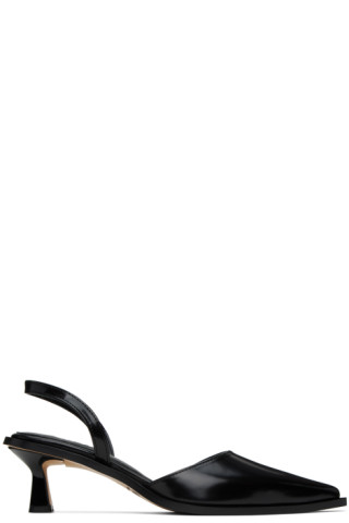 Black Eva Heels by NEUTE on Sale