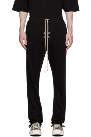 Rick Owens DRKSHDW: ブラック Berlin ラウンジパンツ | SSENSE 日本 Rick Owens DRKSHDW: ブラック Berlin ラウンジパンツ | SSENSE 日本