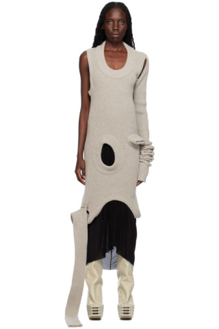 Rick Owens: Off-White Banana Sweater | SSENSE Rick Owens: Off-White Banana Sweater | SSENSE