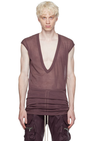 Purple Dylan T-Shirt by Rick Owens on Sale