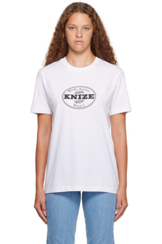 White 'Knize' T-Shirt by A.P.C. on Sale